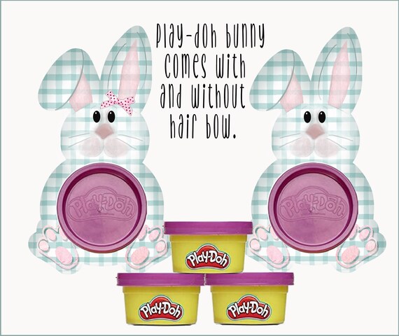 Adorable Boy & Girl Bunny for the Play Doh Bunny Instant - Etsy
