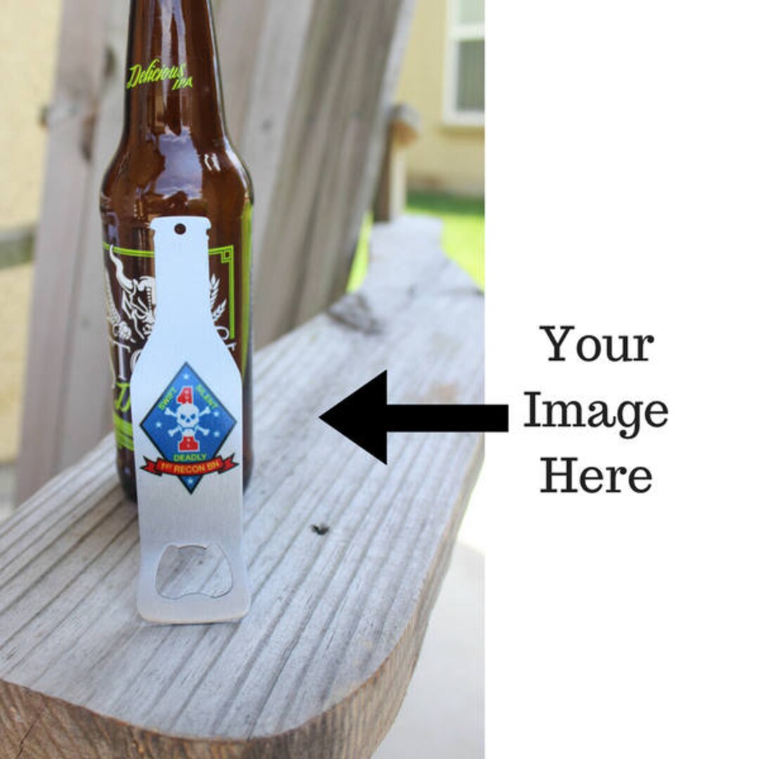 Personalized Beer Bottle Opener - Beer Lover Gift Logo Bottle Opener ...