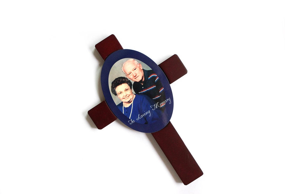 Memorial Cross - Grief Gift - Funeral Cross- Memorial Plaque ...