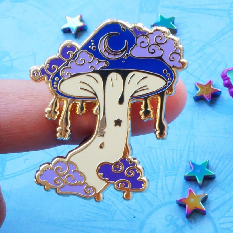 Mushroom Pin - Etsy