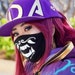 Akali KDA/POPSTAR Uv/ Glow in the Dark MASK, 3 Cotton Layers, Nose Wire ...