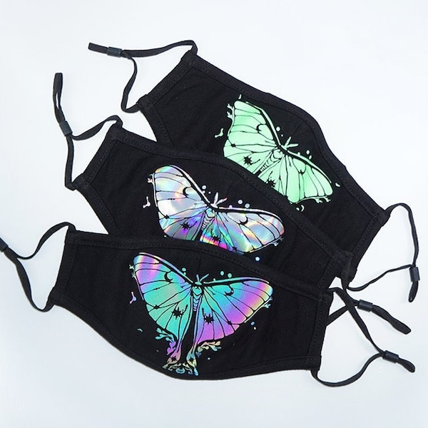 Holographic Face Mask - Etsy