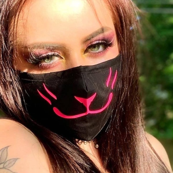 Fox Face Mask - Etsy