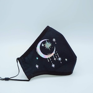 Luna Y Sol (sun and Moon) Face Mask: Three Cotton Layers, Filters, and ...