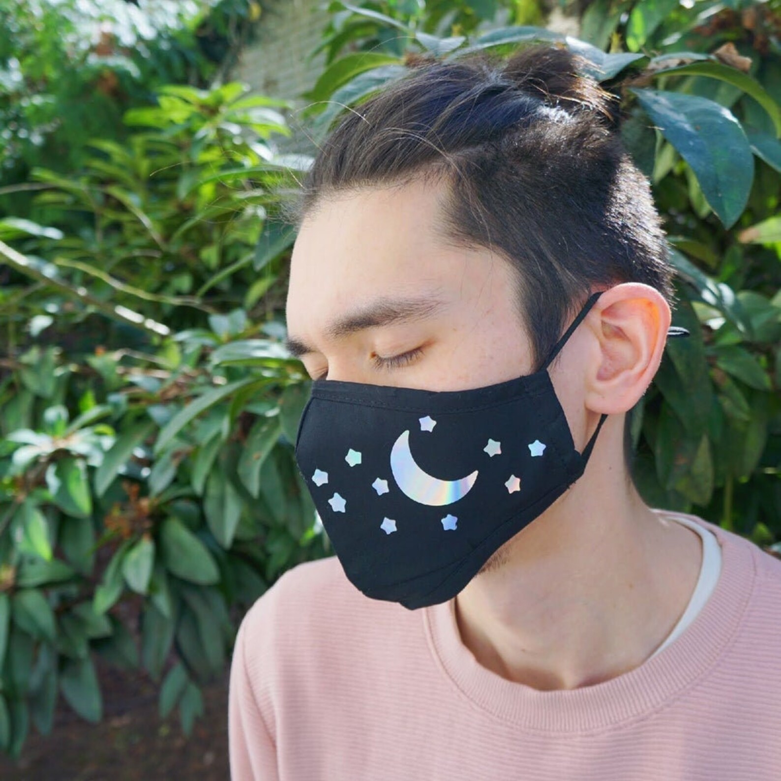 Starry Moon Face Mask: With Filter and Nose Wire | Etsy