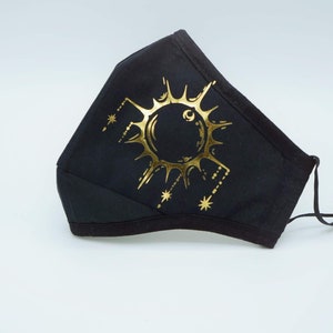 Luna Y Sol (sun and Moon) Face Mask: Three Cotton Layers, Filters, and ...