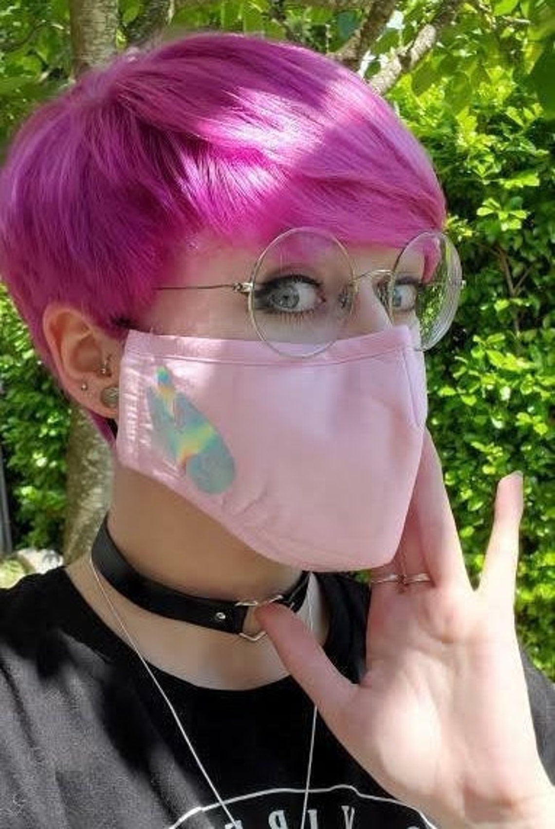 Kawaii Wings Face Mask: Three Cotton Layers, Nose Wire, and Filter S - Etsy