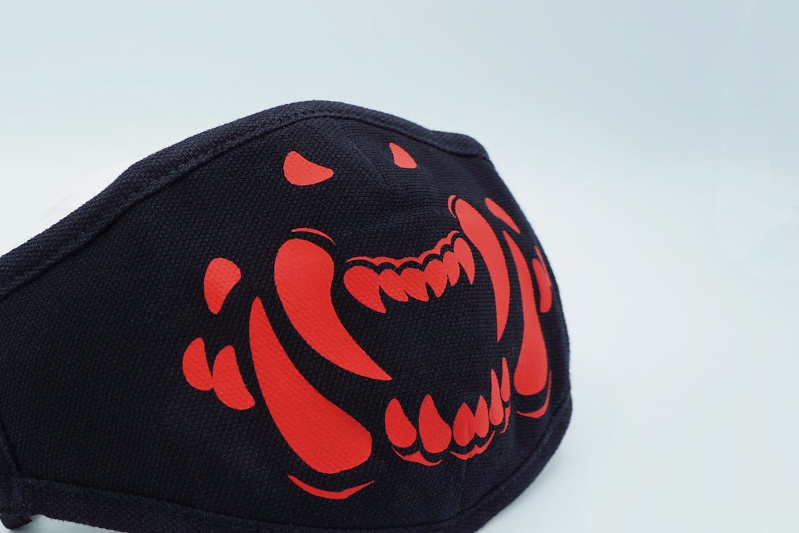 Fang of Akuma: Oni Mask - Etsy