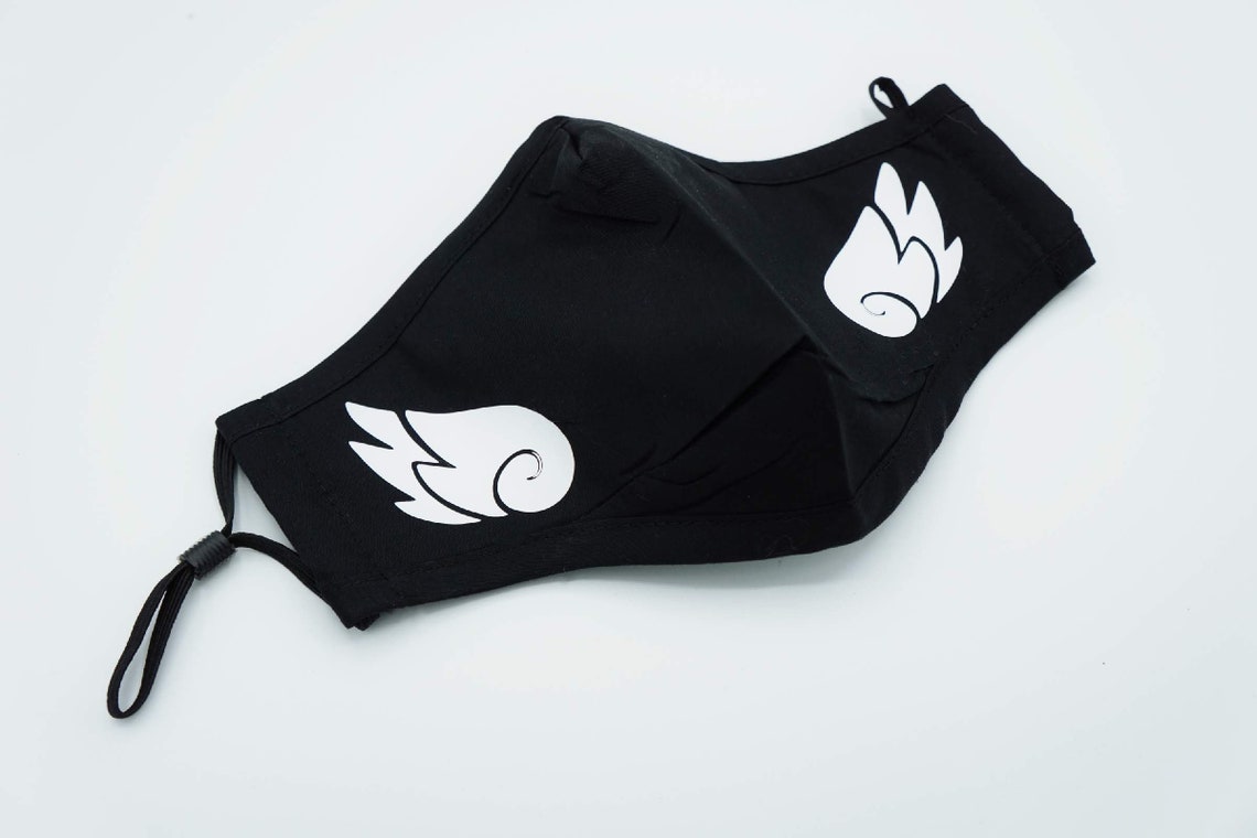 Kawaii Wings Face Mask: Three Cotton Layers, Nose Wire, and Filter S - Etsy