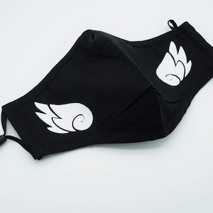 Kawaii Wings Face Mask: Three Cotton Layers, Nose Wire, and Filter S - Etsy