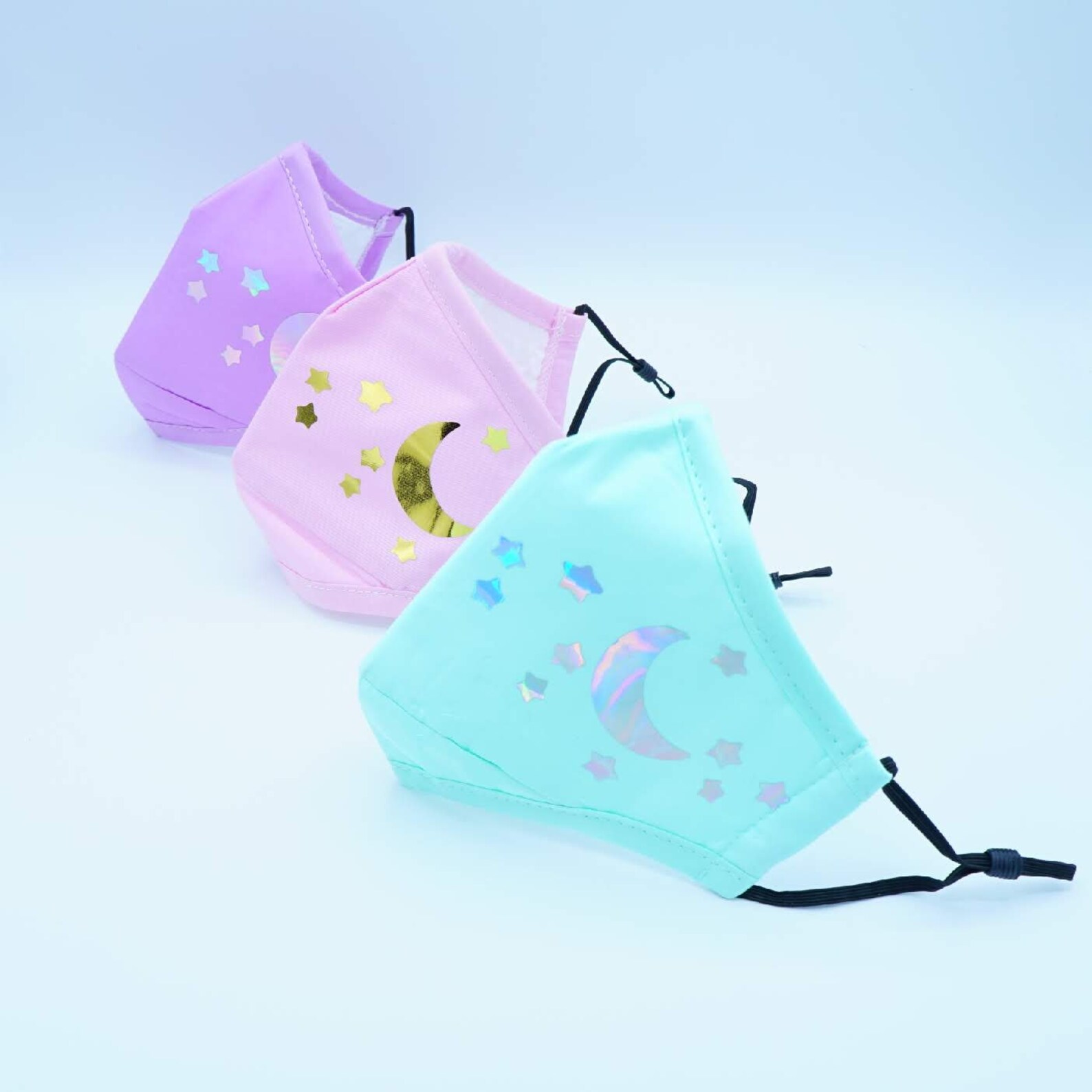 Starry Moon Face Mask: With Filter and Nose Wire | Etsy