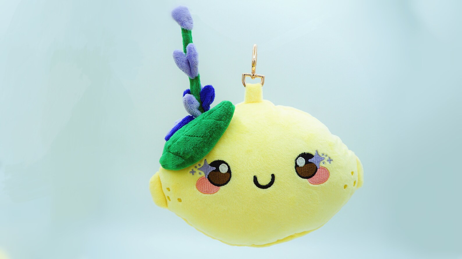 Lavender Lemon Key Chain Plush With Hand Towel - Etsy