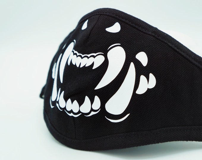 Fang of Akuma: Oni Mask - Etsy