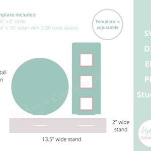 Business Logo Payment QR Code Sign Template SVG | Glowforge Laser Cut ...