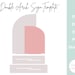 Table Sign Template SVG Double Half Arch Wedding Bar Menu Signage ...