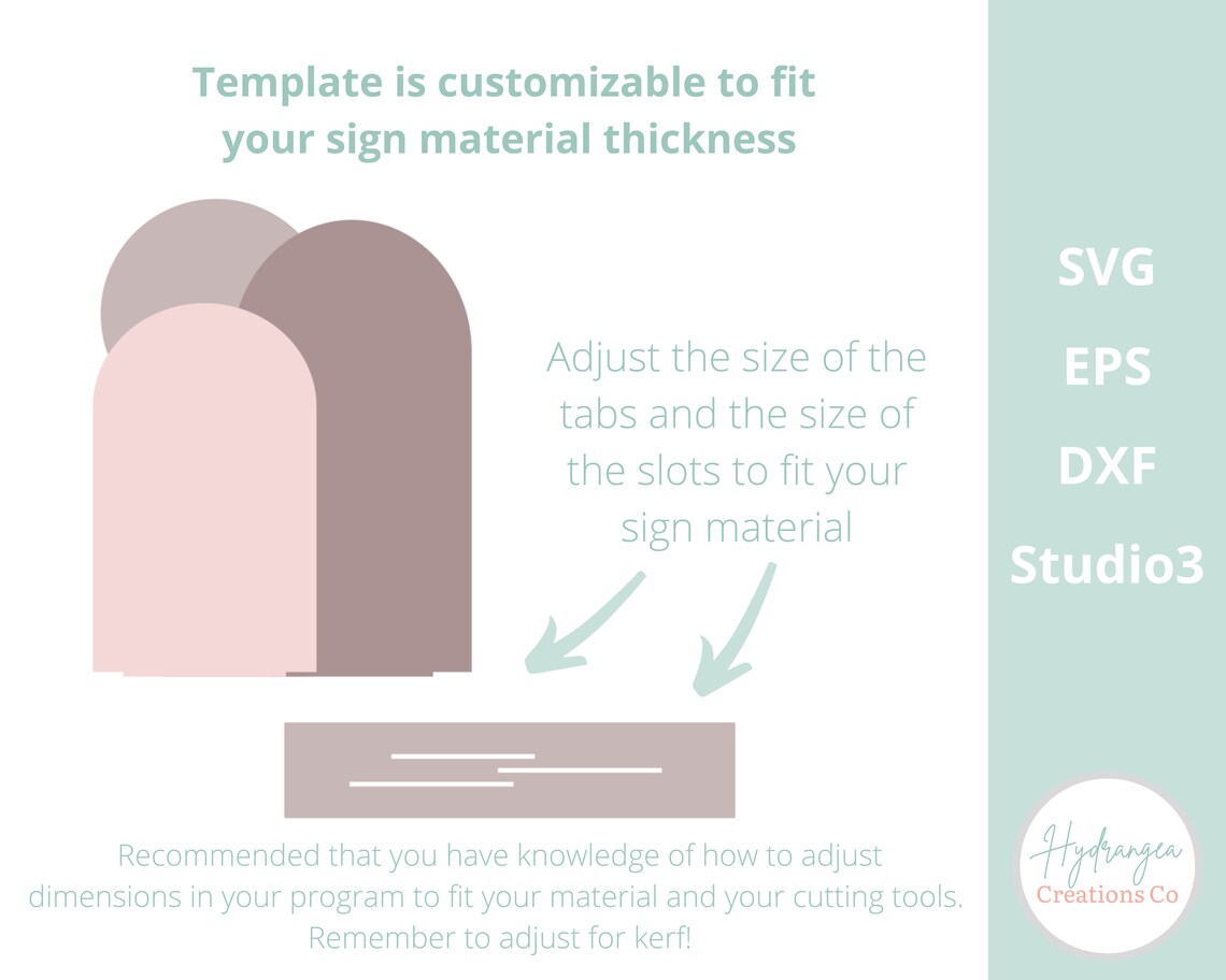 Arch Sign SVG Wedding Template Social Media Sign Triple - Etsy UK