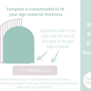 Arch Sign Slats SVG Wedding Template, Social Media Sign, Half Double ...