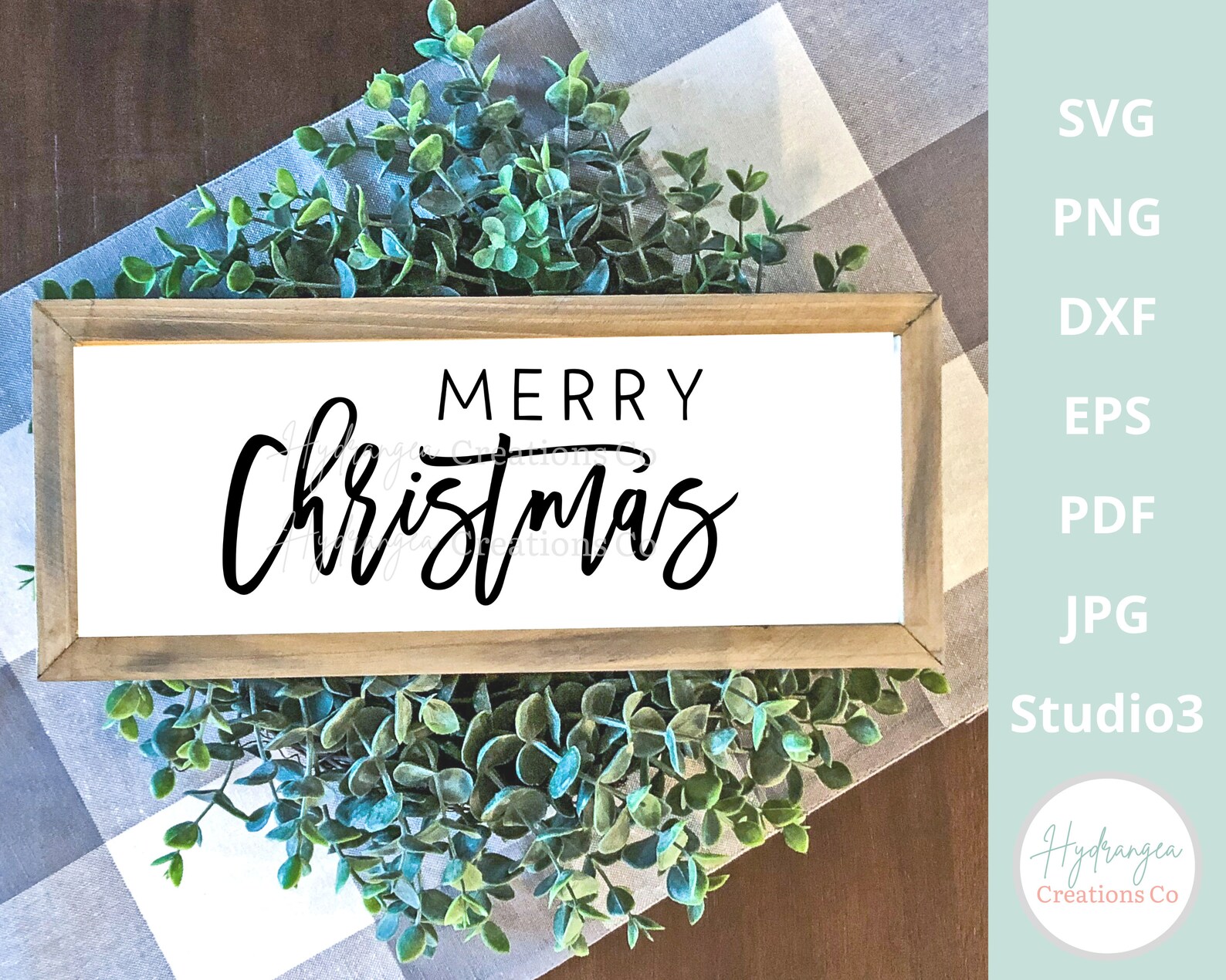 Merry Christmas SVG Christmas SVG Words Clip Art PNG Dxf - Etsy