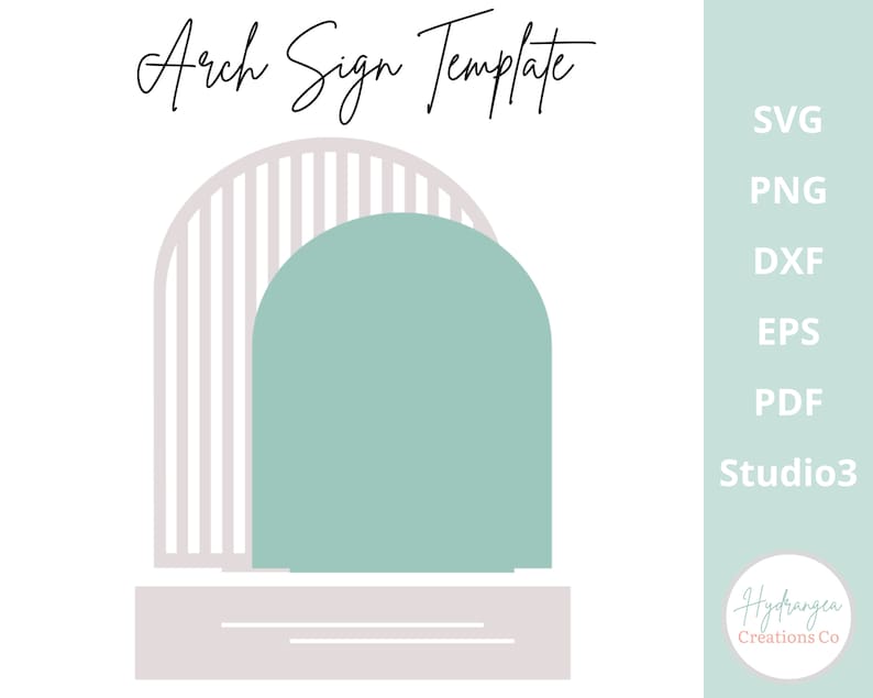 Double Arch Sign Slats SVG Glowforge Laser Cut Files Wedding - Etsy