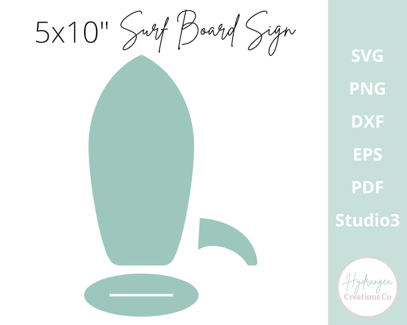 Surfboard Sign SVG Mini Wooden Surfboard Stand Baby on Board - Etsy