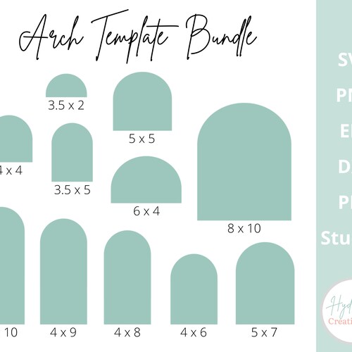Arch Frame Svg Png Dxf Eps Pdf - Etsy