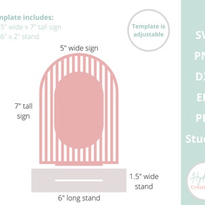 Arch Table Numbers SVG Wedding Table Decor | Acrylic Wood Sign Template ...