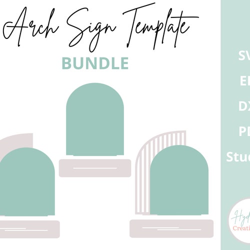 Arch Sign Bundle SVG Laser Cut Files Glowforge Wedding - Etsy Canada