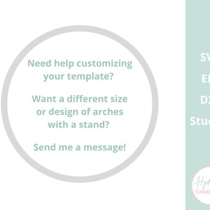 Arch Sign Slats SVG Wedding Template Social Media Sign Half - Etsy Canada