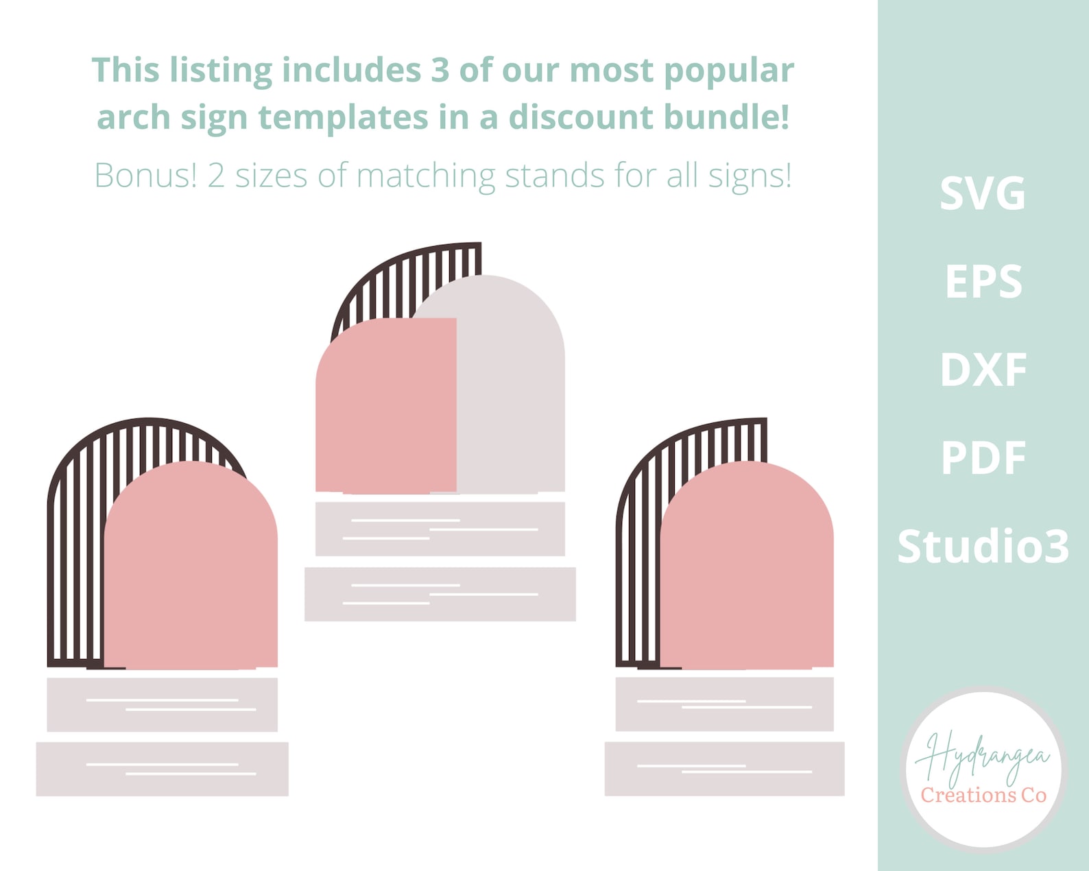 Arch Sign Bundle SVG Laser Cut Files Glowforge Wedding - Etsy