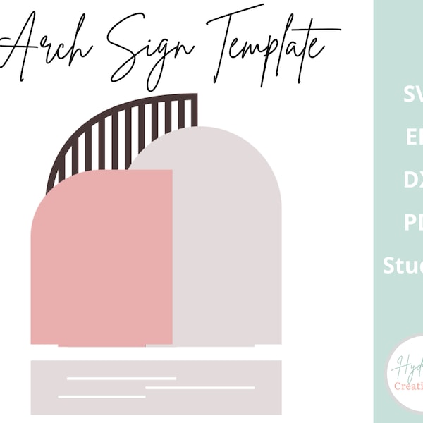 Triple Arch Bar Sign Svg - Etsy