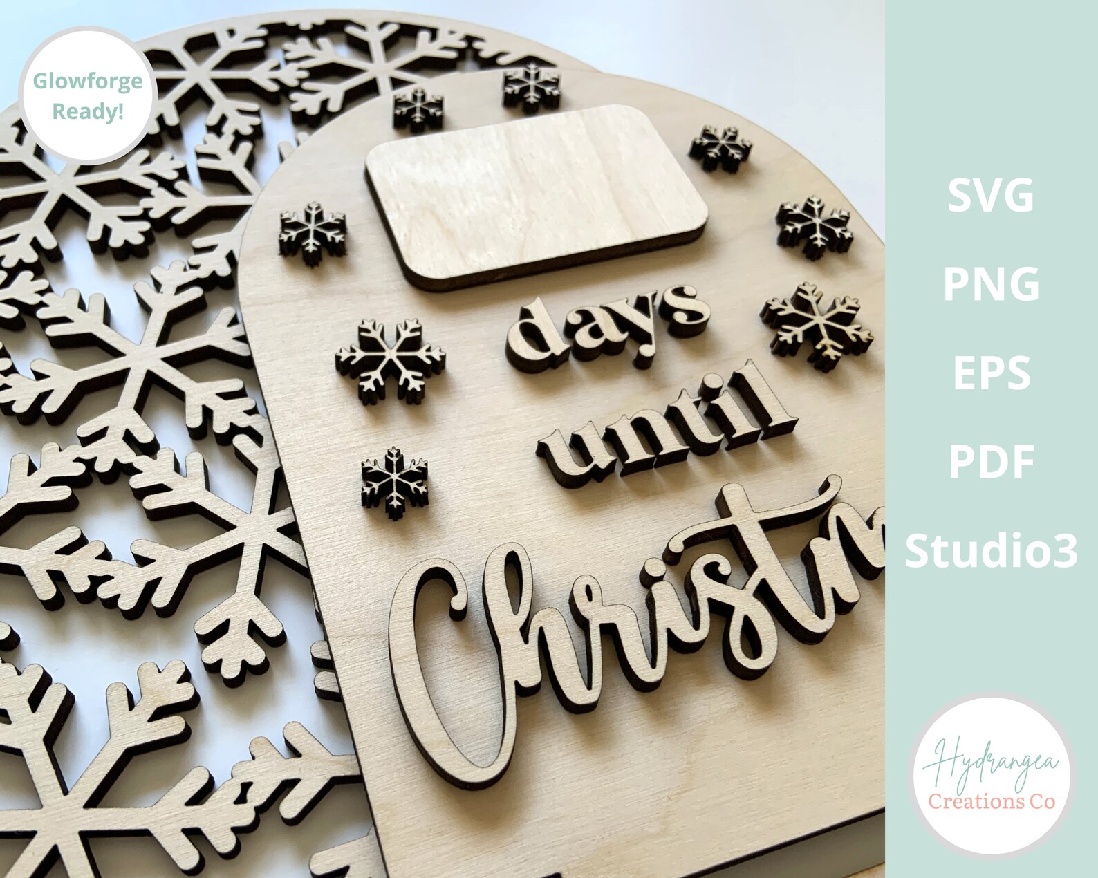 Christmas Countdown Sign SVG Days Until Christmas Sleeps Til - Etsy