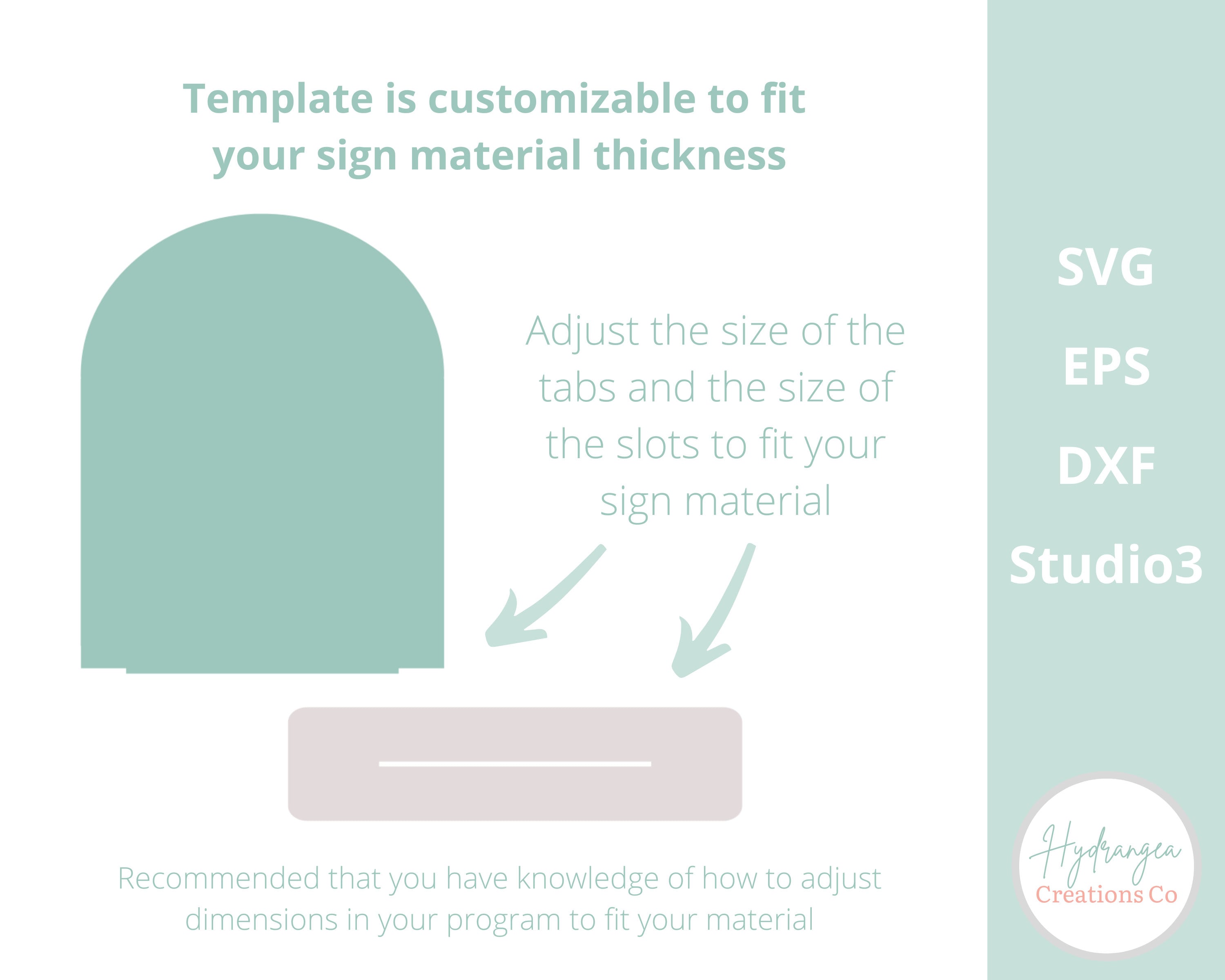 Arch Sign SVG Wedding Template Social Media Sign Half Arch - Etsy