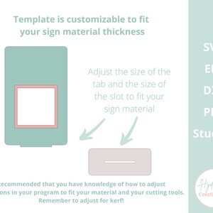 Mini QR Code Business Sign Template SVG | Glowforge Laser Cut File ...