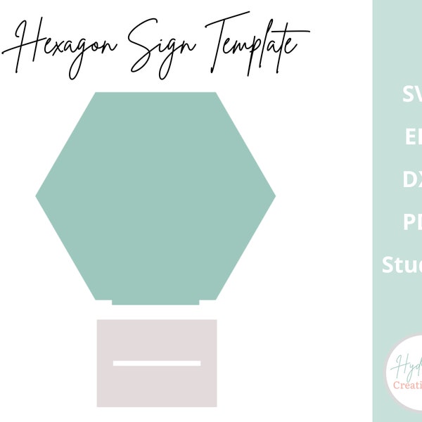 Hexagon Sign - Etsy