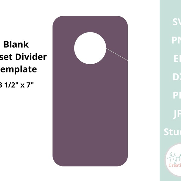 Blank Closet Dividers - Etsy