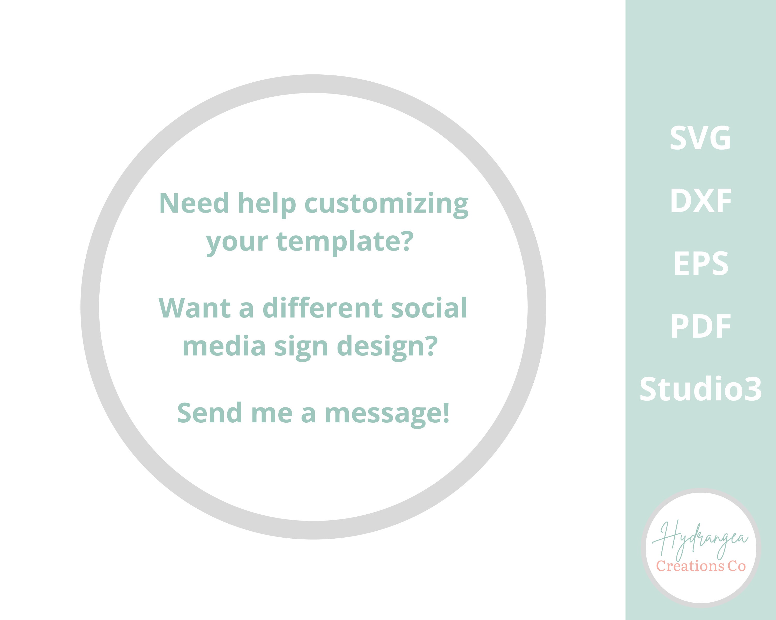 QR Code Sign Template SVG Glowforge Laser Cut File Salon - Etsy Australia