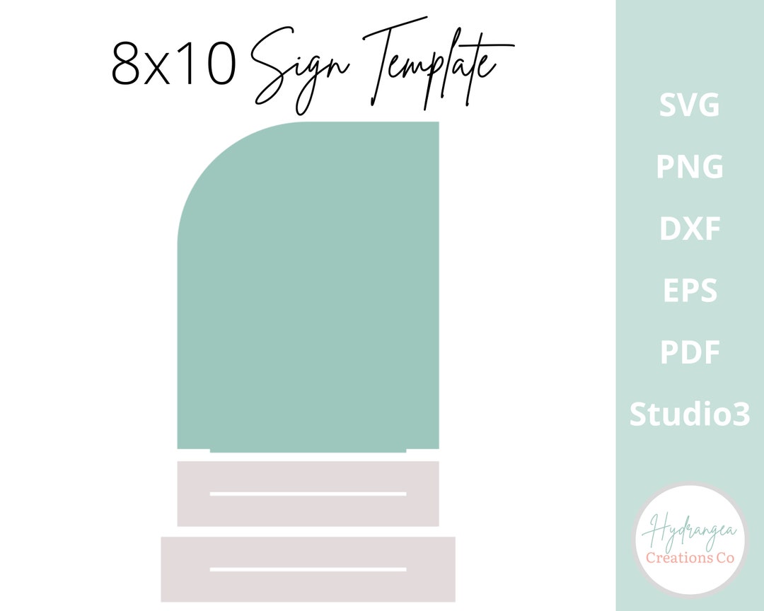 8x10 Half Arch Sign With Stand SVG Glowforge Laser Cut Files, Wedding ...