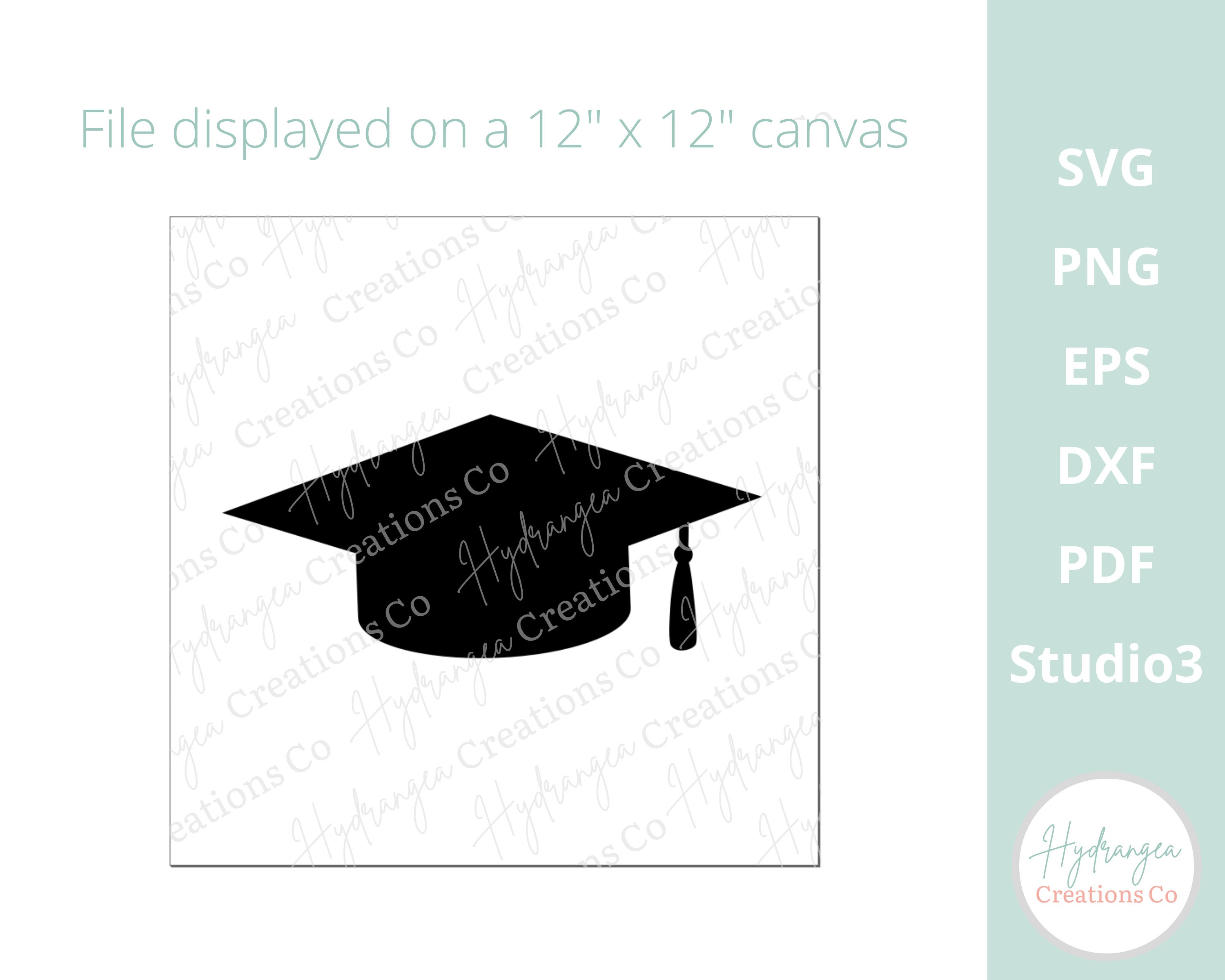 Graduation Cap SVG - Class of 2022 Graduation Hat - Congrats Grad - DXF ...