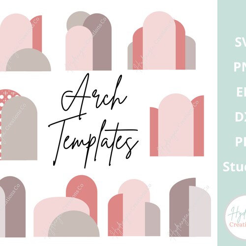 Arch Frame Svg Png Dxf Eps Pdf - Etsy