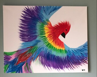 Phoenix painting | Etsy