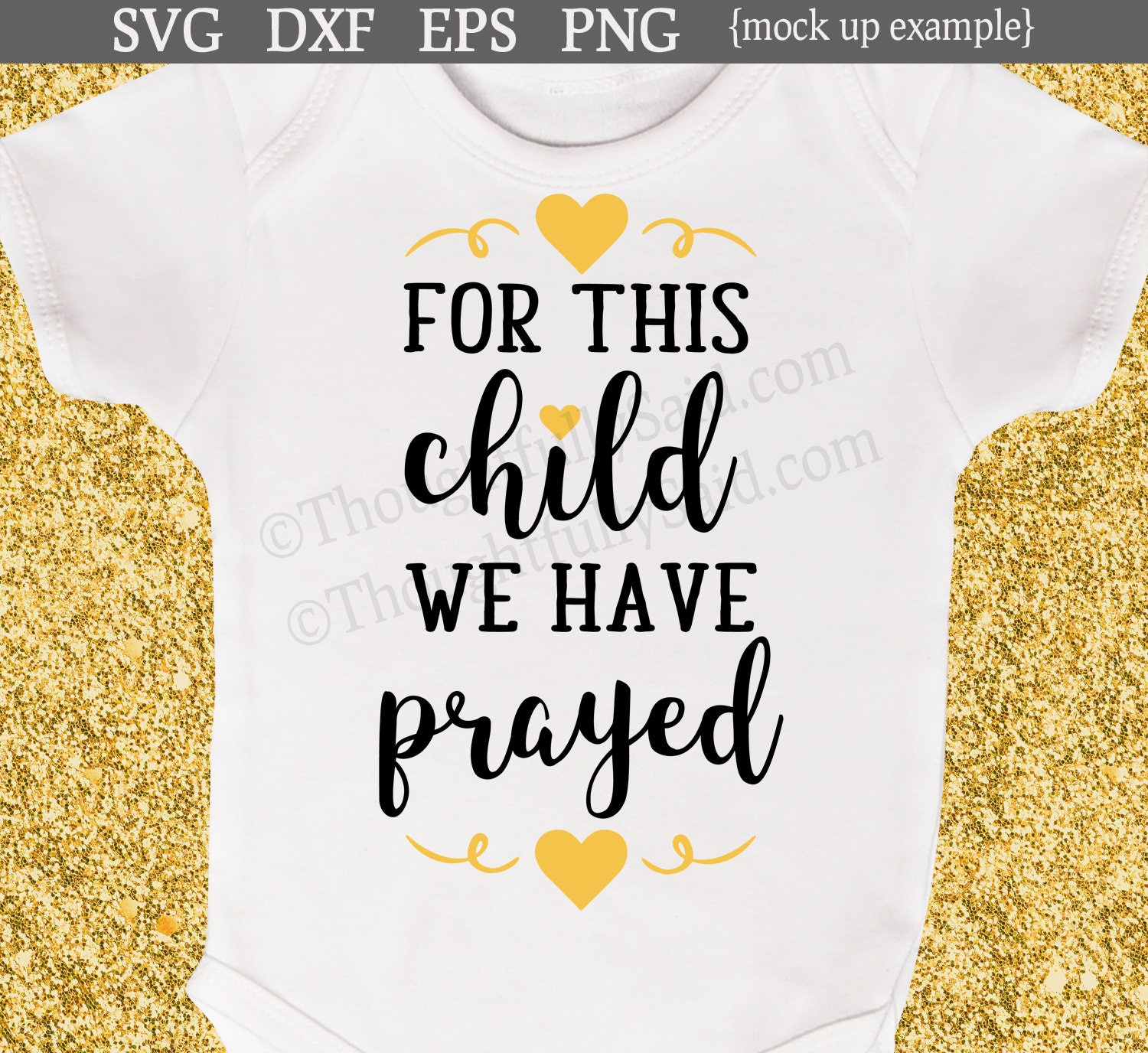 Cricut eps design baby girl svg die cut file dxf For This Child We Have ...
