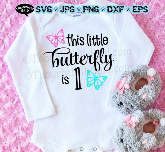 This Little Butterfly is 1 Design Svg Png Jpg Eps Dxf Vector - Etsy