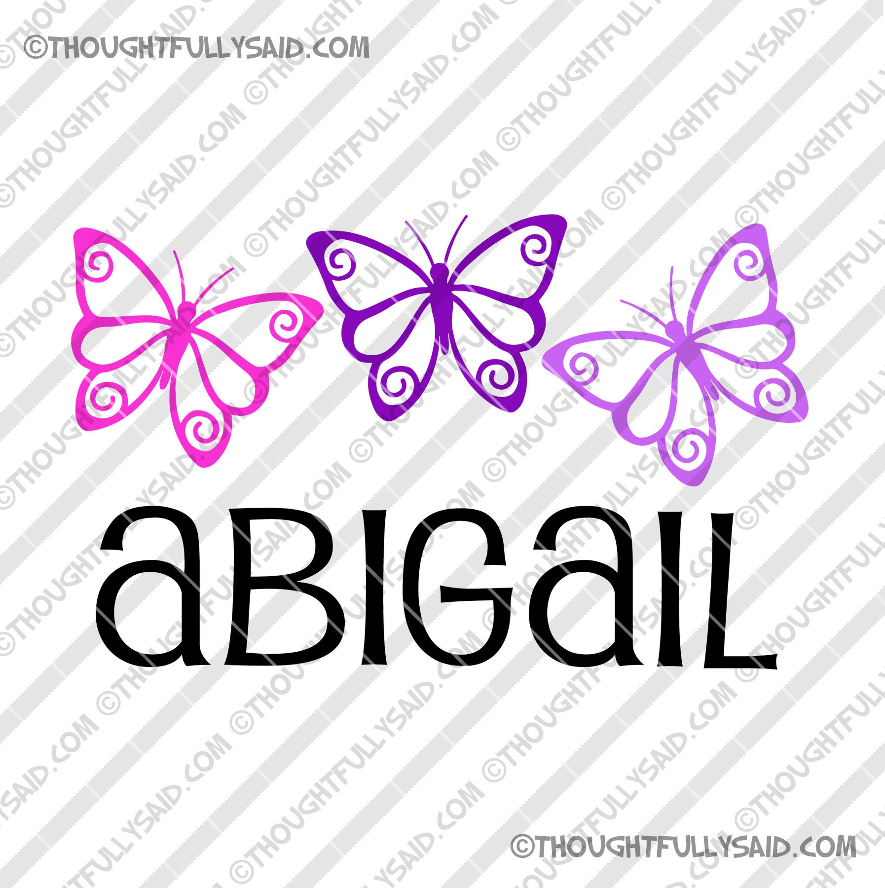 Butterfly SVG Cutting File Design Kids Name Svg Dxf Eps - Etsy