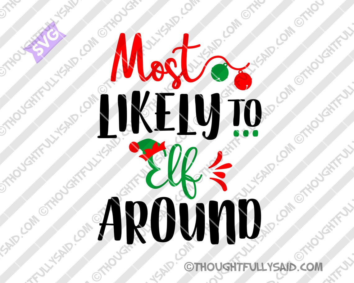 Christmas 4 Pack 7th One Funny SVG Dxf Png Eps Die Cut | Etsy