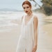 Silk Jumpsuit for Women - Silk Overalls Jumper - Wide Leg Pants ...