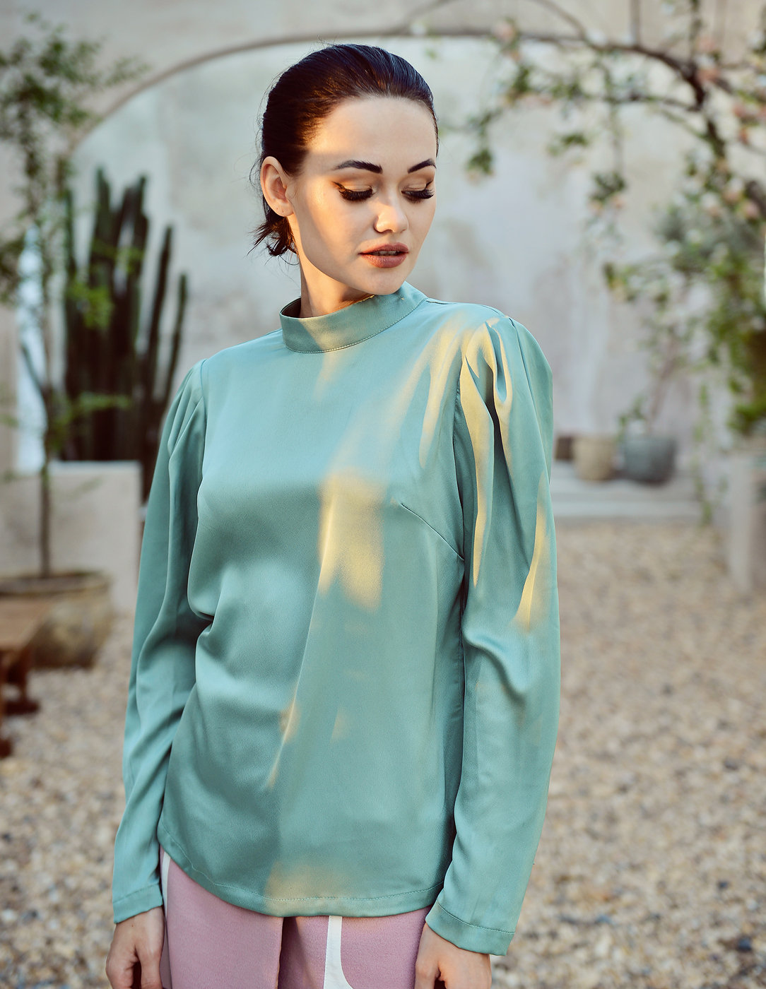 Silk Blouse Long Sleeve - Women Silk Shirt - Silk Tops Women - Etsy