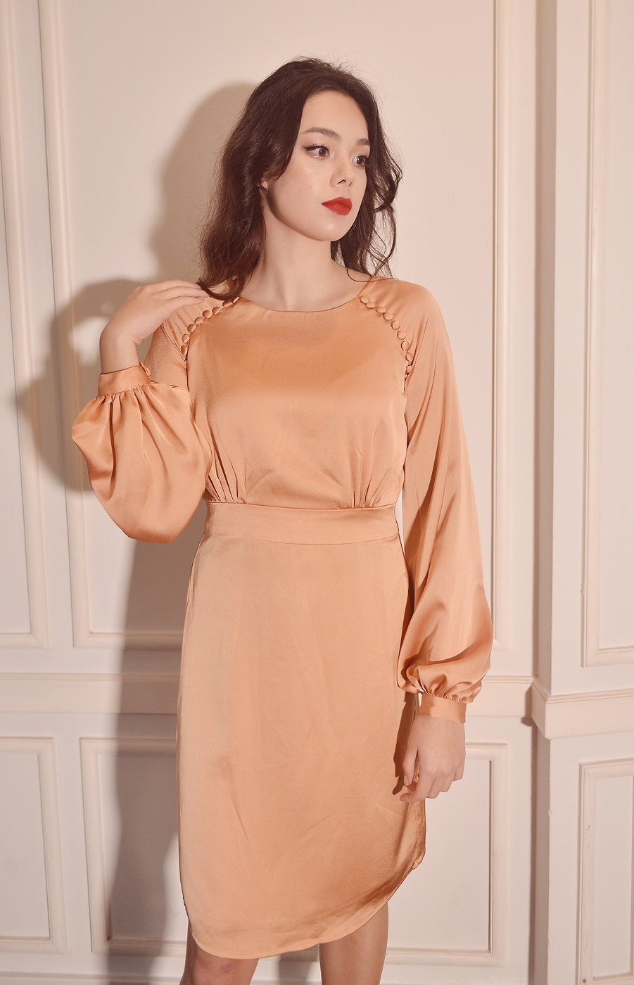 Short Silk Dress Bridesmaids Dress Short Prom Silk Dress | Etsy