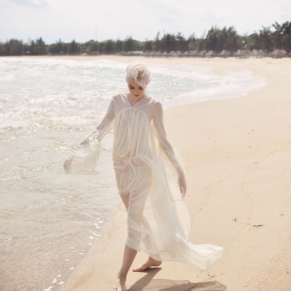 Maxi See Through Robe - Etsy