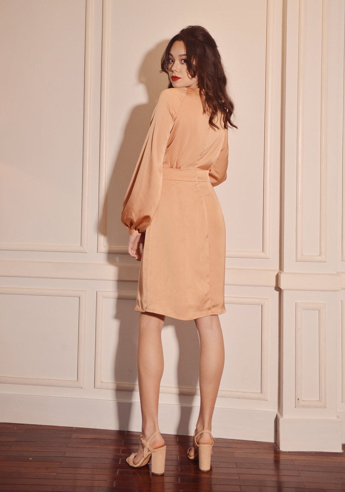 Short Silk Dress Bridesmaids Dress Short Prom Silk Dress - Etsy