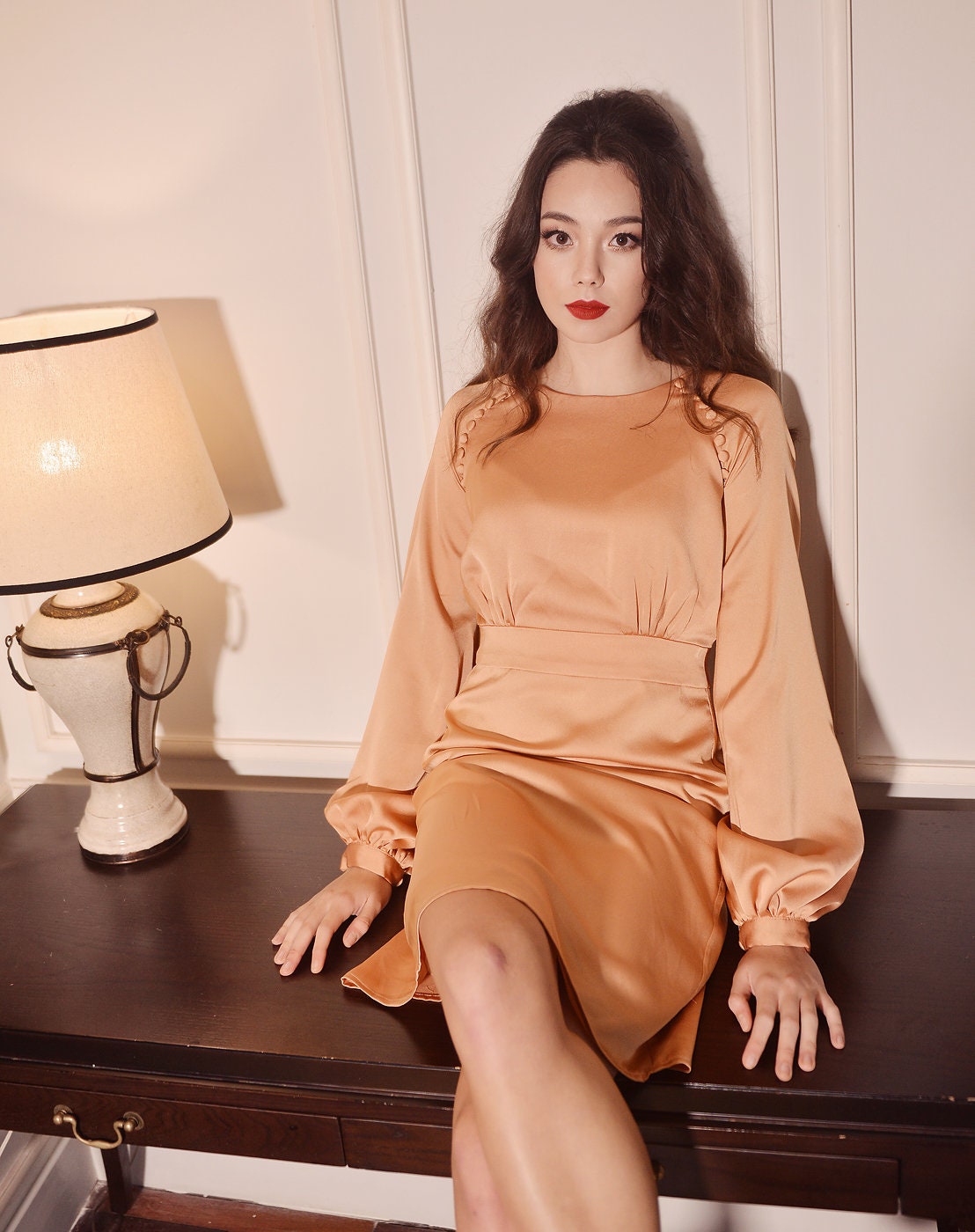 Short Silk Dress Bridesmaids Dress Short Prom Silk Dress | Etsy